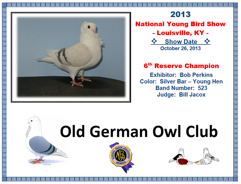 Old German Owl Club 2033